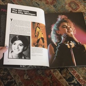 Madonna | Other | Madonna Poster Book Photos Facts Singer | Poshmark